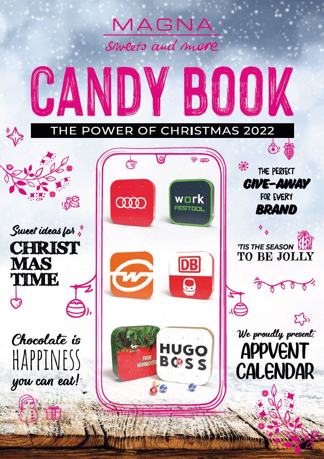 Sweet promotional products catalogue | MAGNA sweets